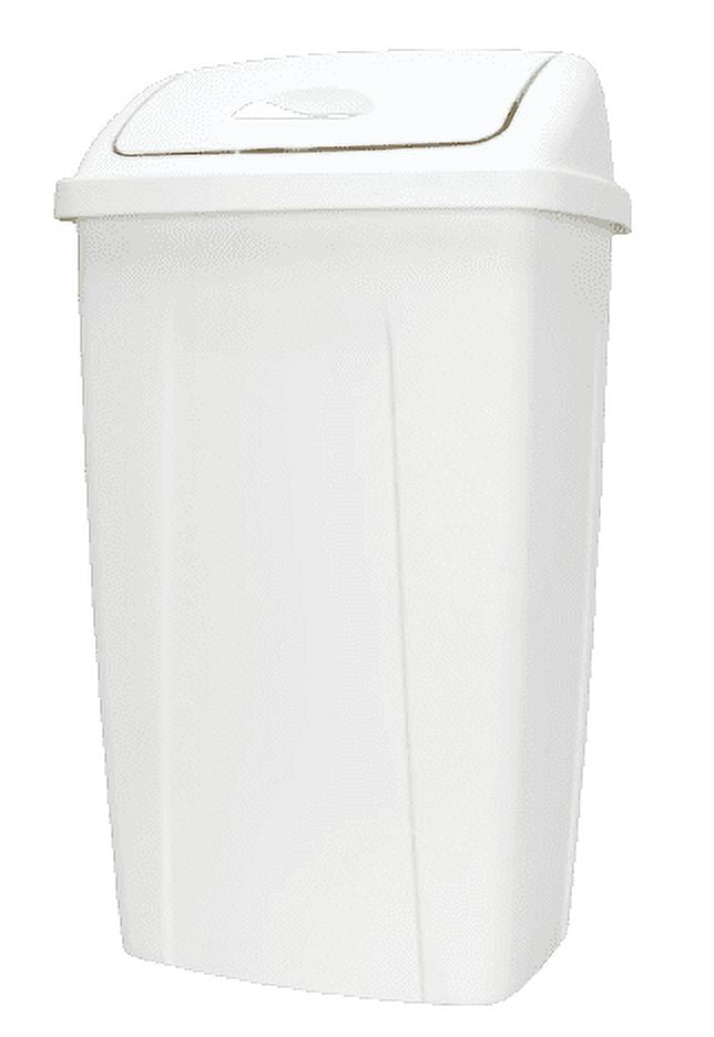 Brandclub - Mainstays Kitchen Trash Can, 13 Gallon, Plastic Swing Top ...