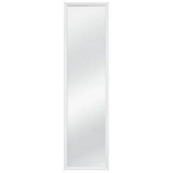 Mainstays 13" x 49" Full-Length Rectangular White Mirror - Walmart.com