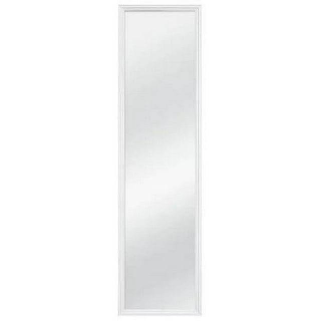 Mainstays 13" x 49" Full-Length Rectangular White Mirror - Walmart.com