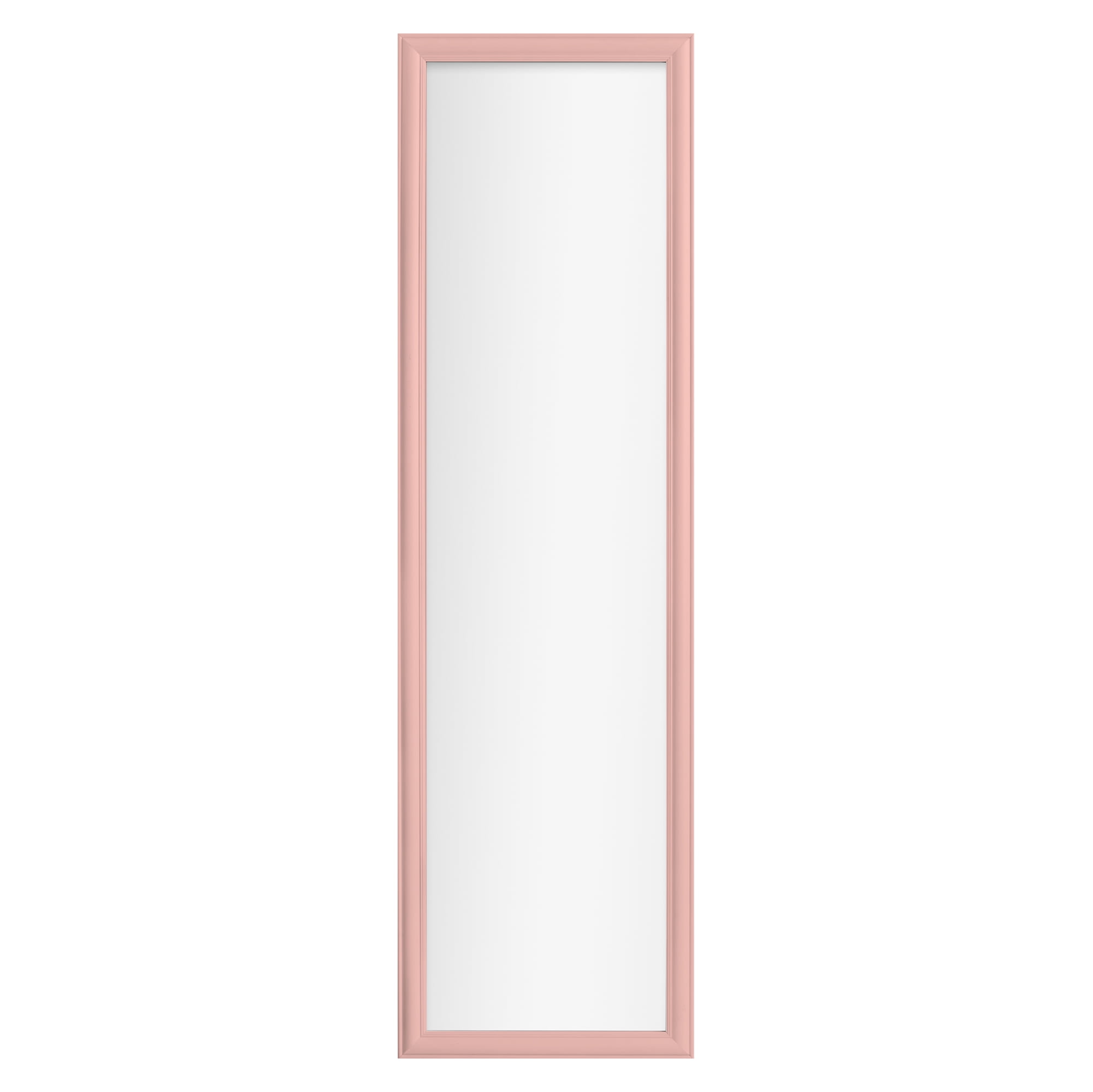 Mainstays 14.25" x 50.25" Pink Over the Door Mirror - Walmart.com