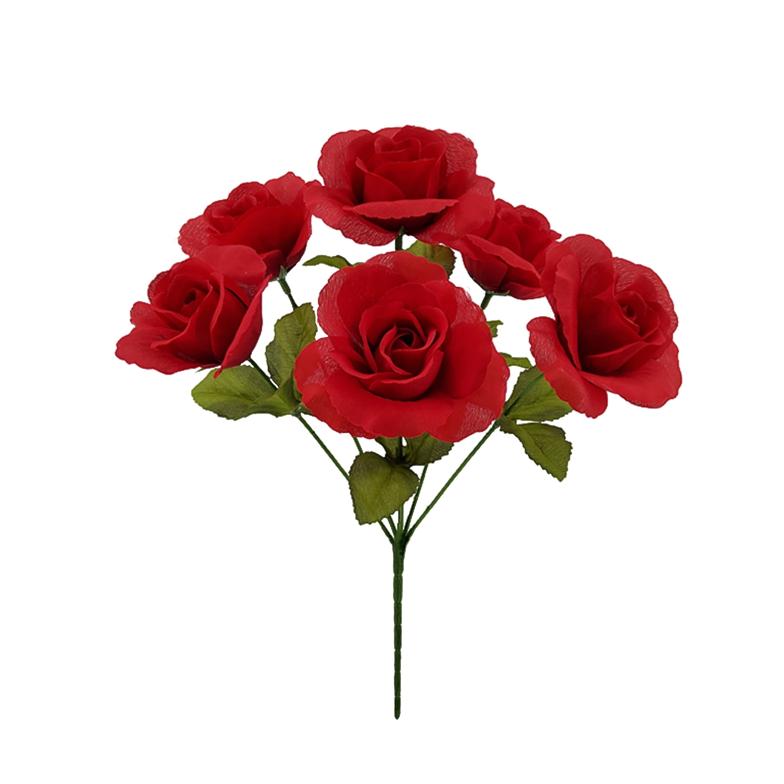 Mainstays 14" Artificial Flower Pick, Rose, Red. Indoor Use - Walmart.com