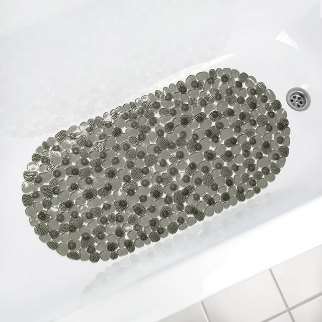 Mainstays 14" x 28" Non-Slip Mildew Resistant Scrubber 100% PVC Bathtub ...