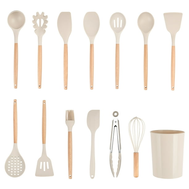 Mainstays 14pcs Cooking Utensil Set with Caddy - Walmart Business Supplies