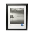 Mainstays Black 14x18 Matted to 11x14 Wide Bevel Gallery Frame for Wall ...