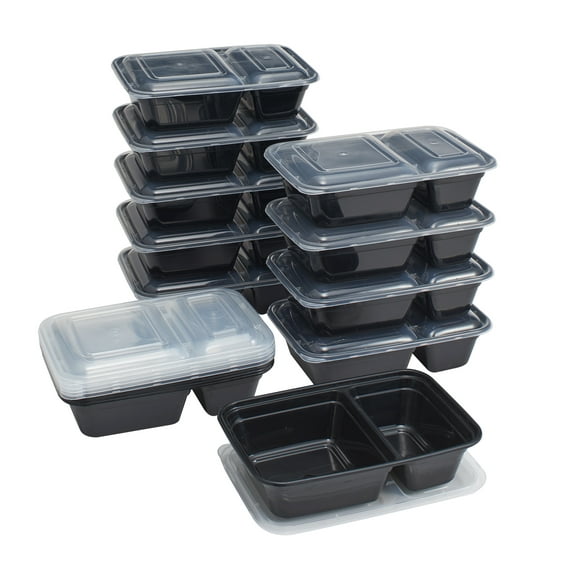 Two Compartment Food Containers