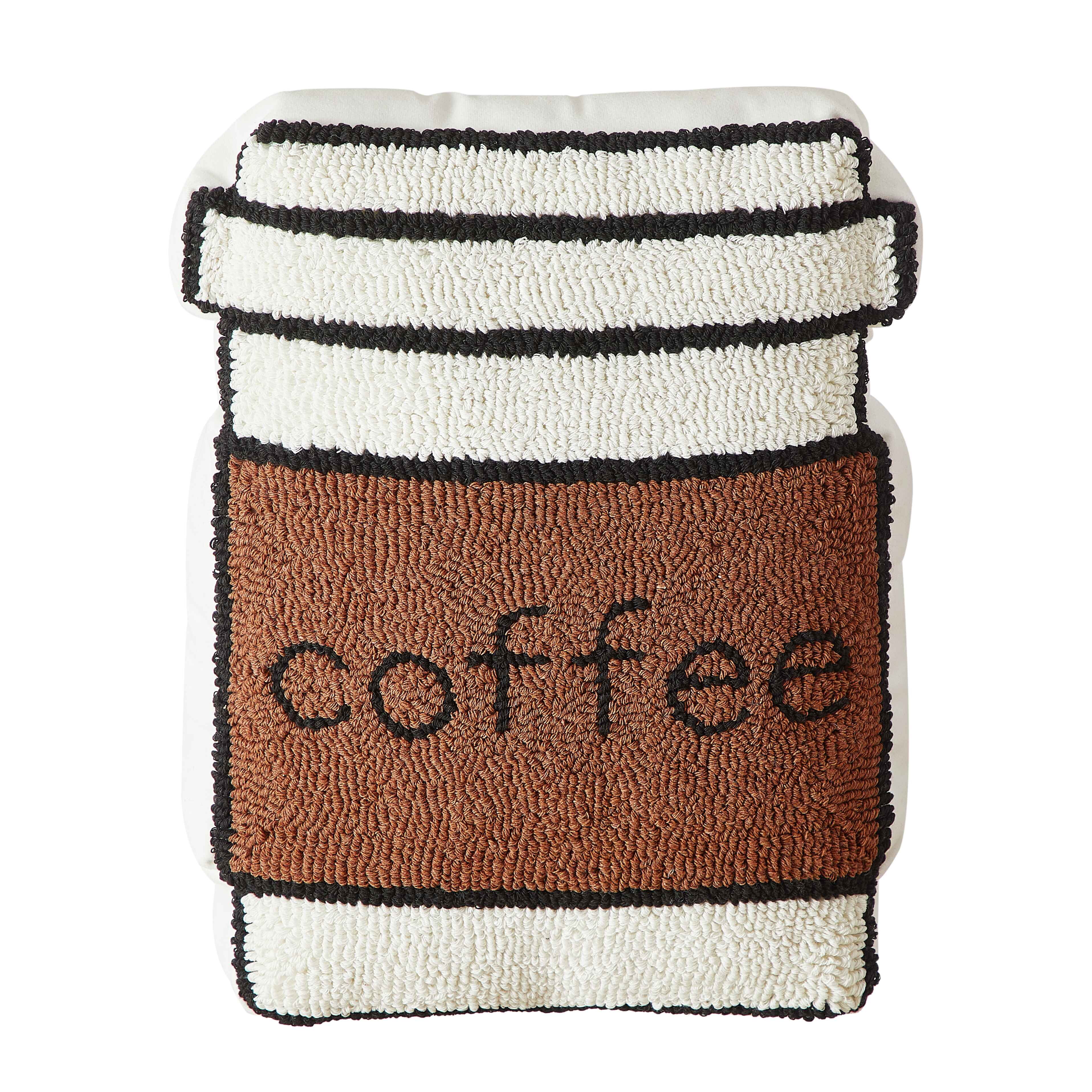 Mainstays Coffee Cup Shaped Decorative Throw Pillow for Teens/Adults ...
