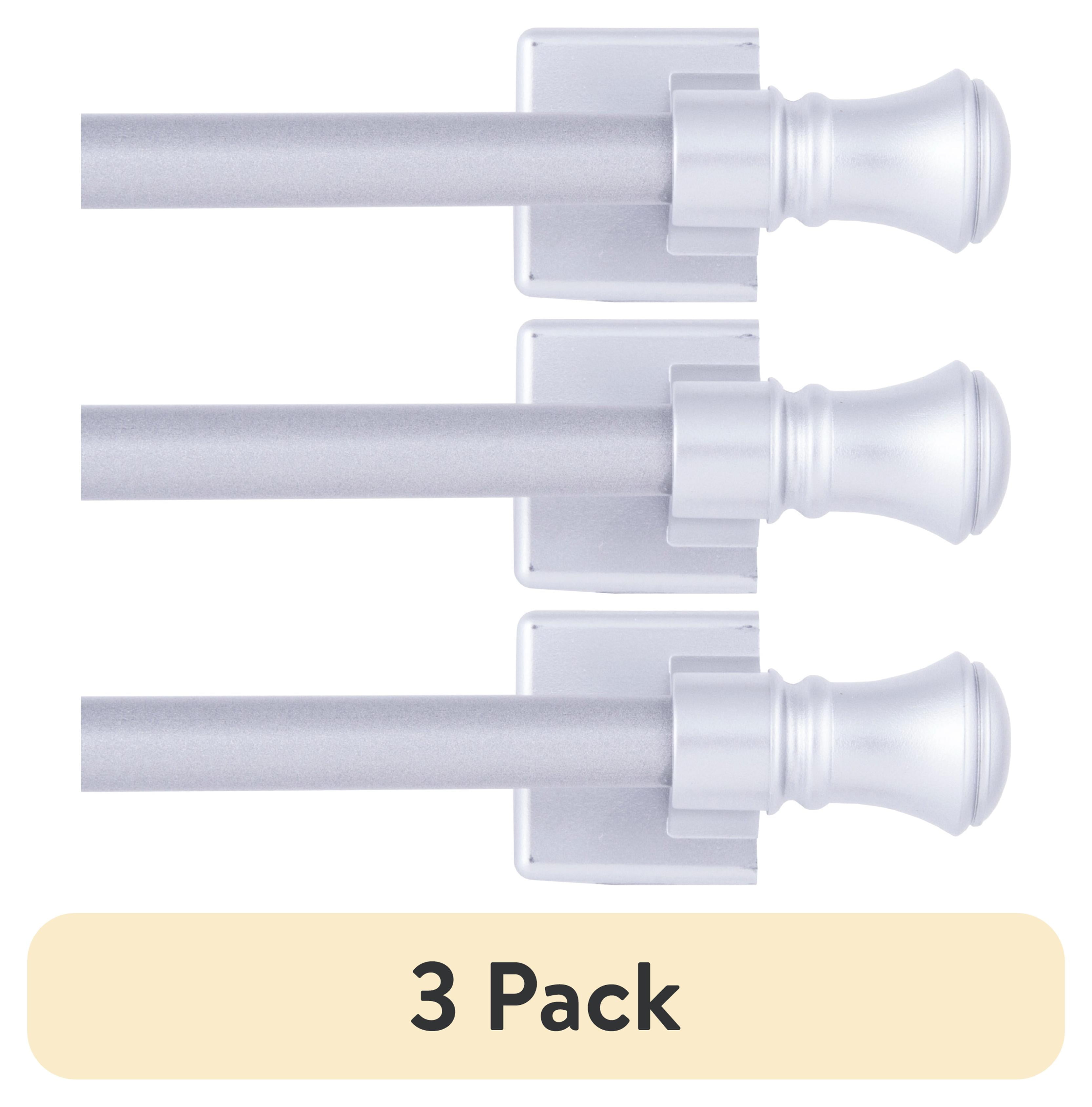 (3 pack) Mainstays 16-28 in. Cameron Adjustable Steel/Plastic Magnetic ...