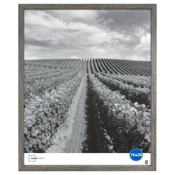 Mainstays 16x20 Linear Picture Frame, Rustic Gray - Walmart.com