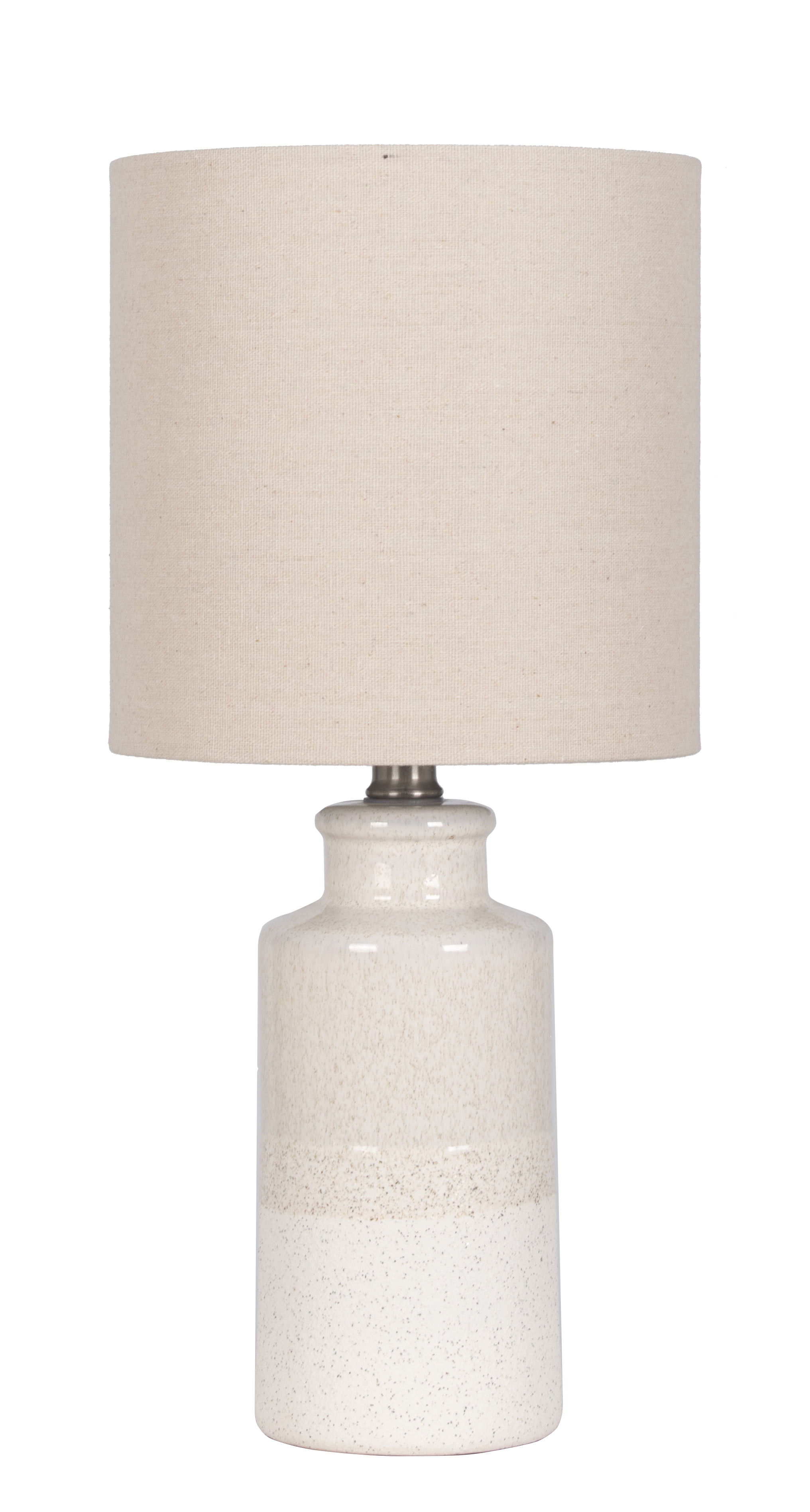 17 Ceramic Table Lamp - Ivory Textured Base - Walmart.com