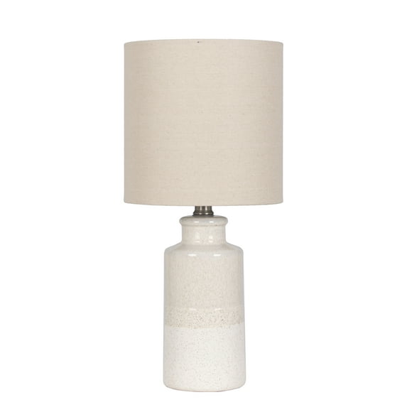 17 Ceramic Table Lamp - Ivory Textured Base - Walmart.com