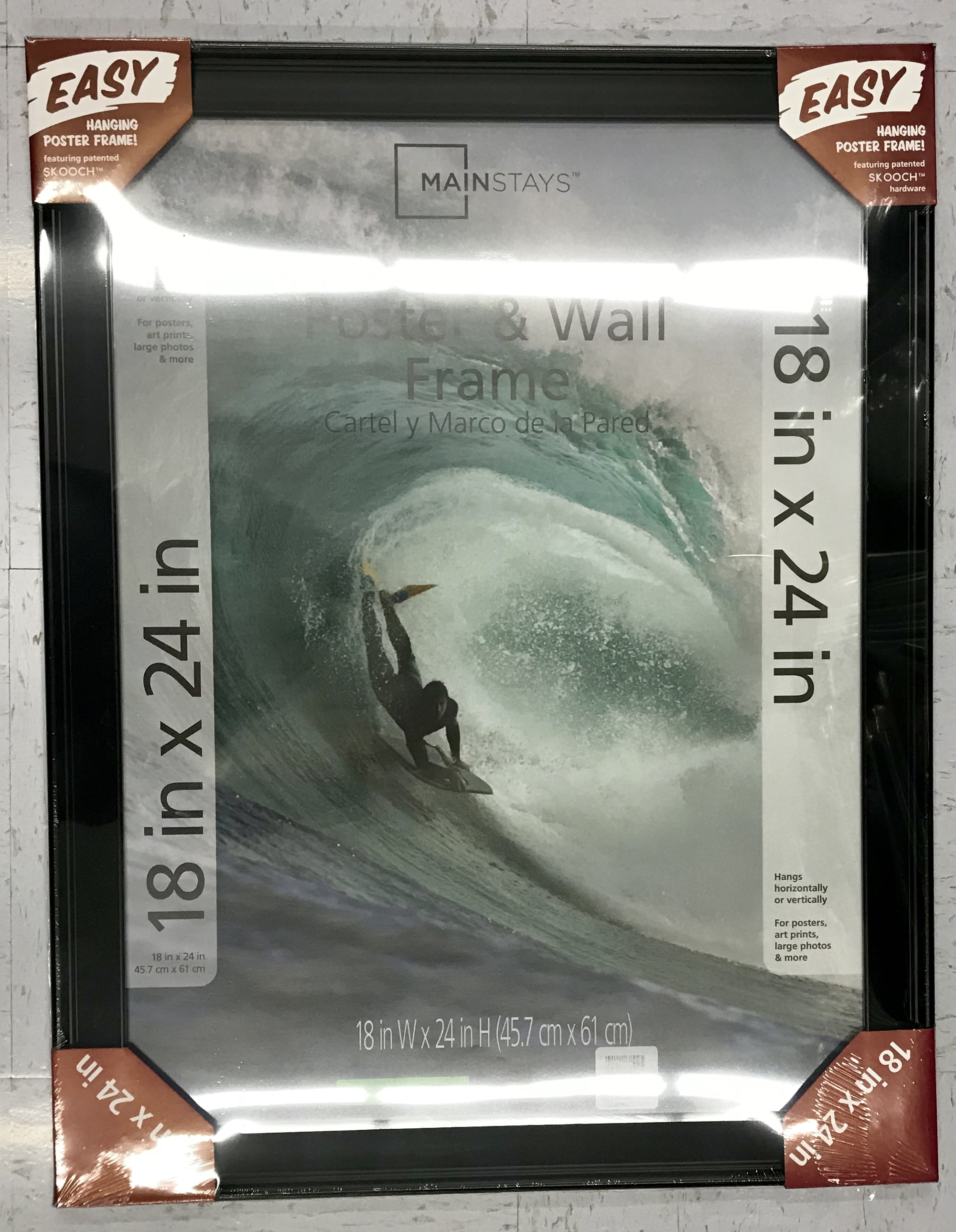 Mainstays 18 x 24 in Casual Black Picture Frame - Walmart Business Supplies