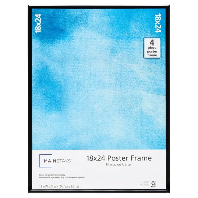 Mainstays 18" x24" Black Basic Poster Wall Frame - Walmart.com