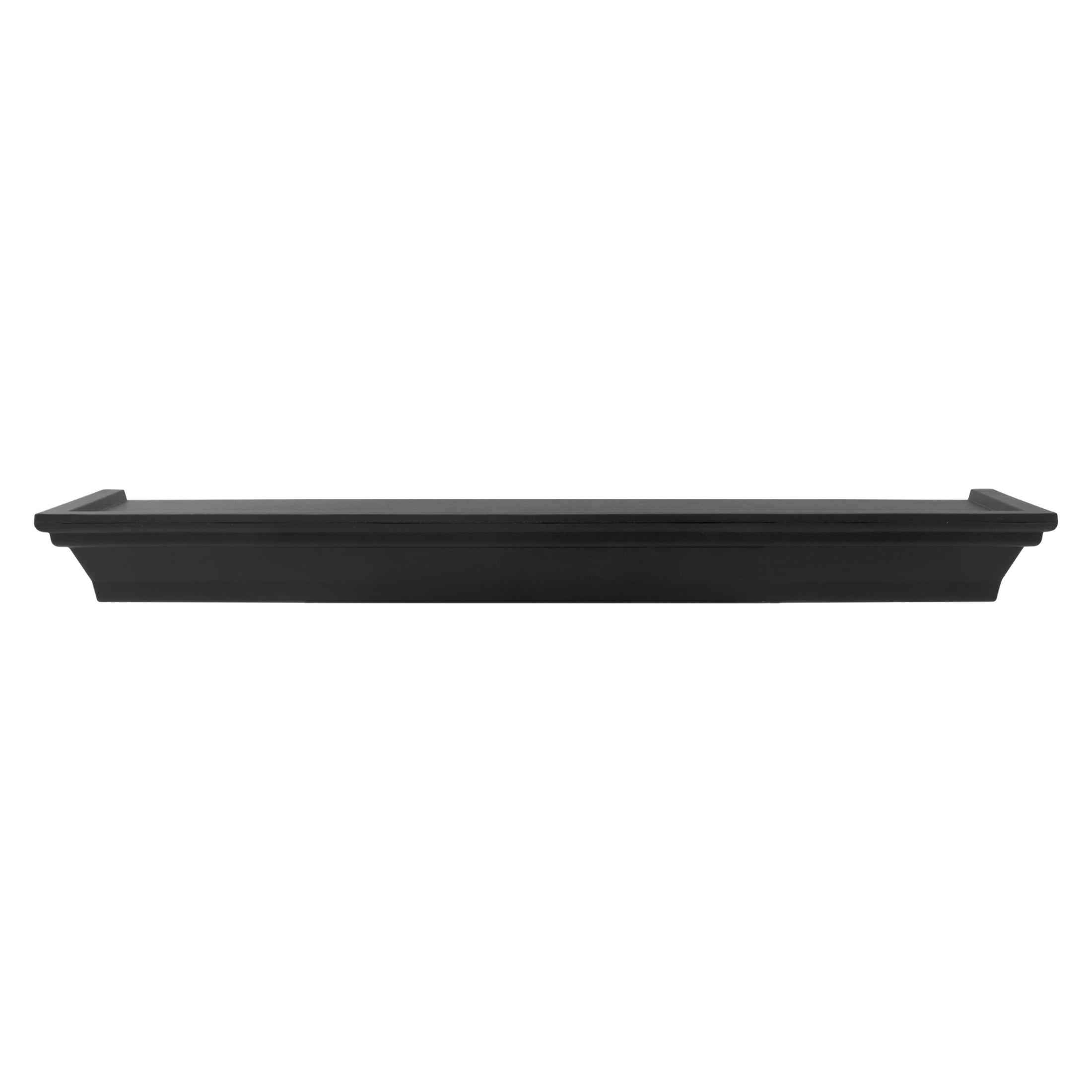 Mainstays 18" Plastic Wall Shelf, Black - Walmart.com