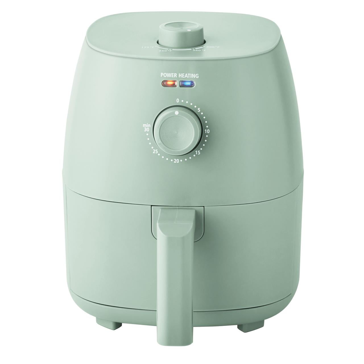 Mainstays 2.2 Qt Air Fryer, Sage Green - Automatic Shutoff, Nonstick ...