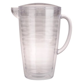 Rubbermaid Plastic Pitcher 1 Gal with Pouring Handle and Multi-Position ...
