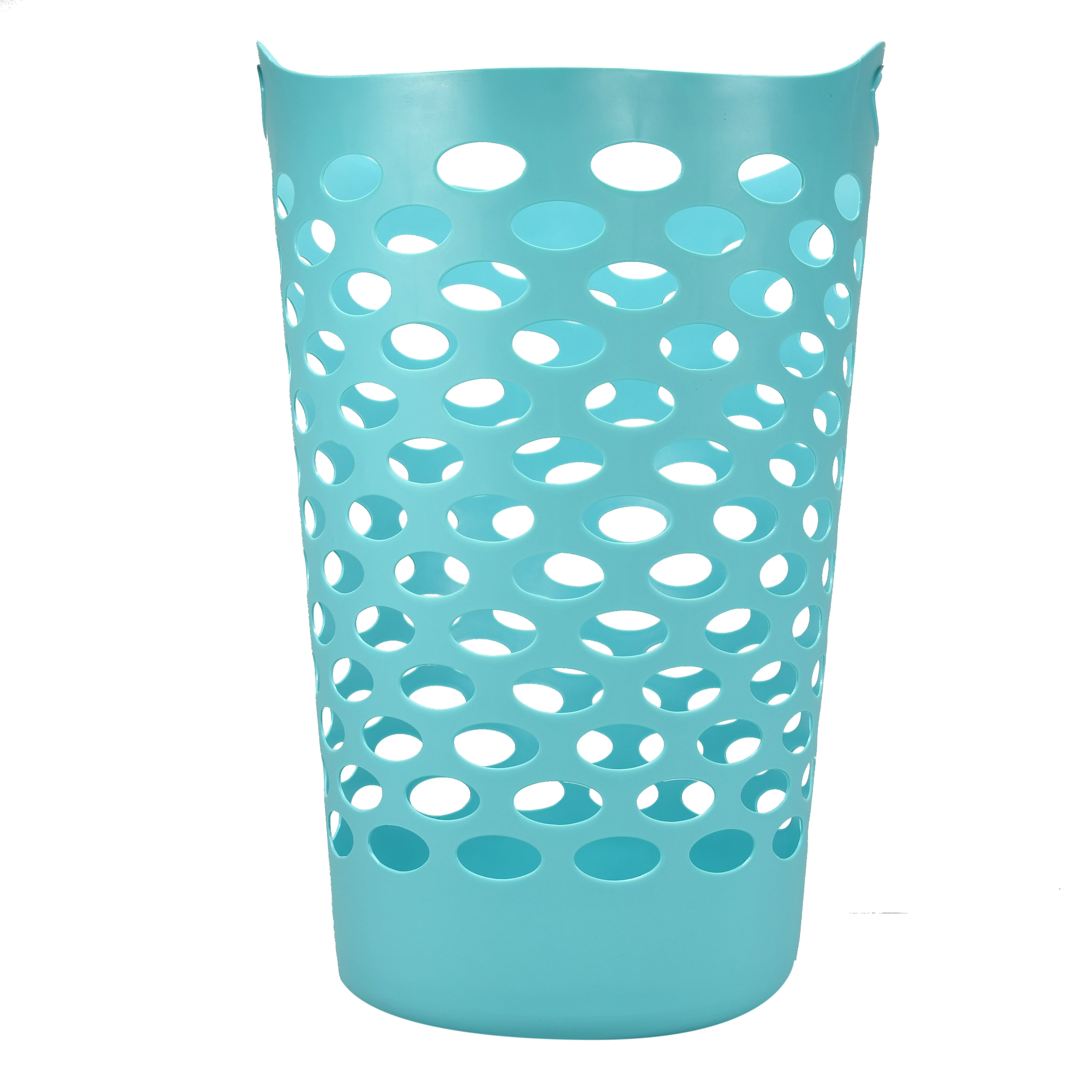 Mainstays 2 Bushel Aqua Ocean Flexible Hamper at - Walmart.com