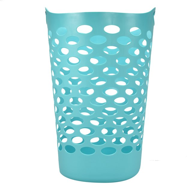Mainstays 2 Bushel Aqua Ocean Flexible Hamper - Walmart Business Supplies