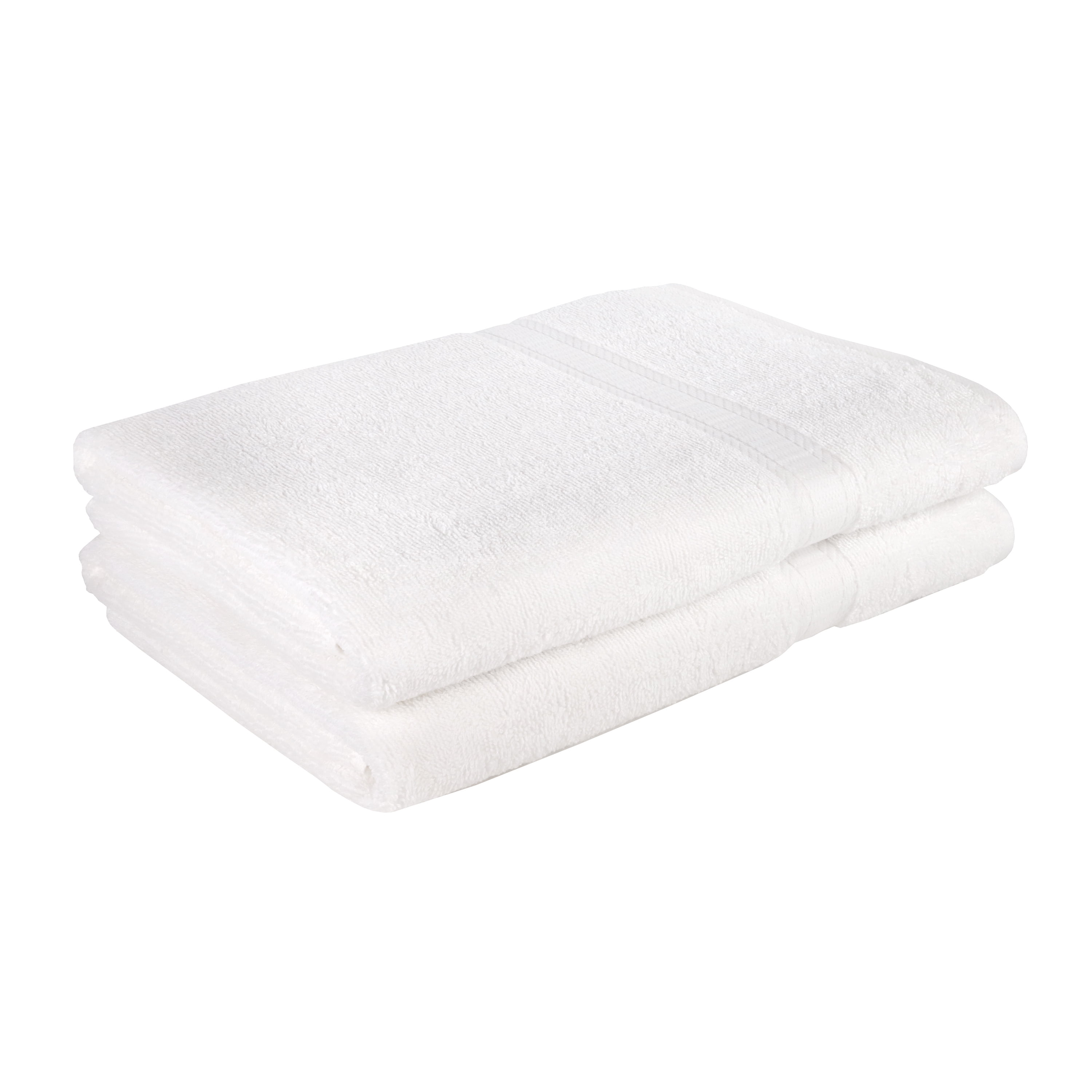 Mainstays 2 Pack 100% Cotton Premium Bath Sheets Set, Super Soft and ...