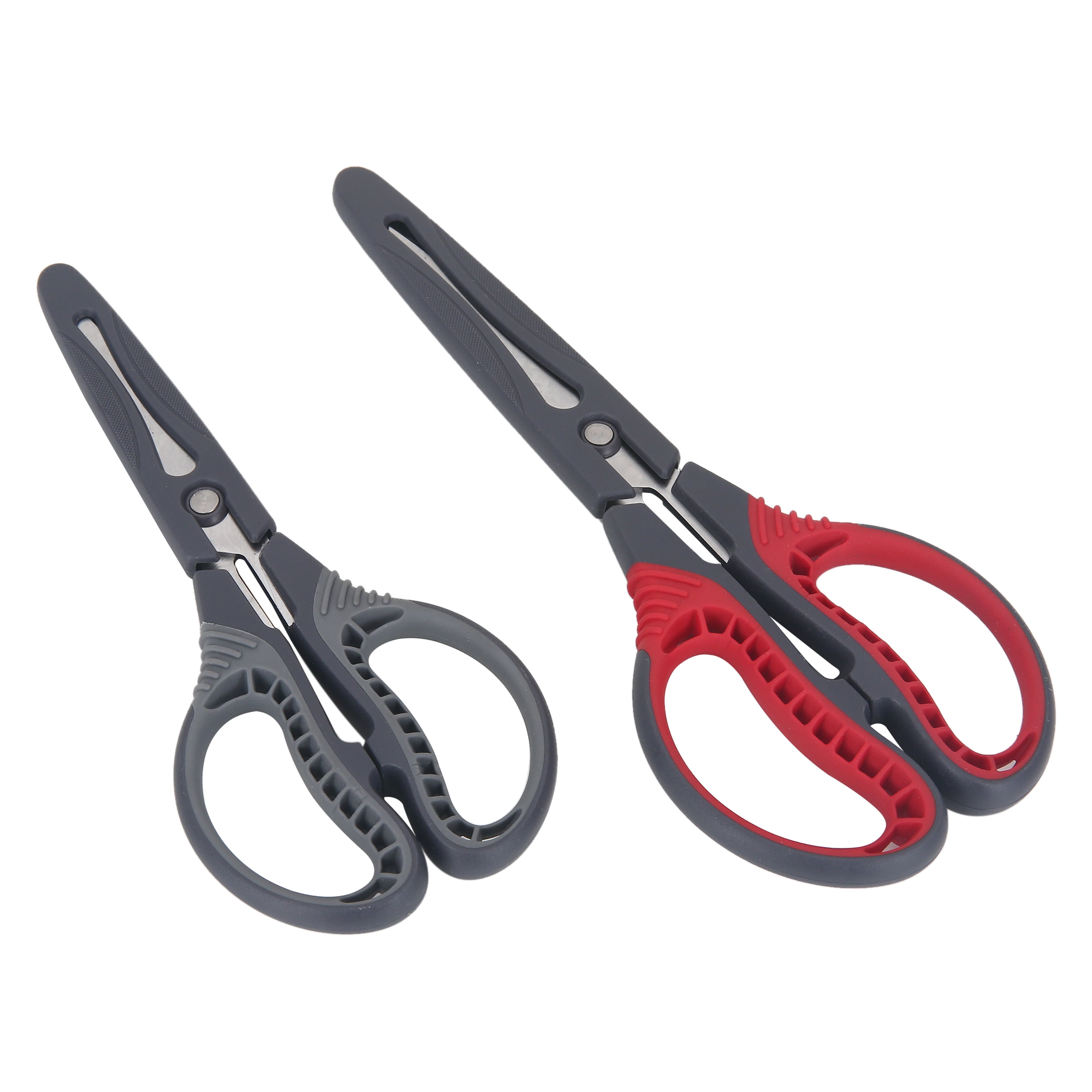 Mainstays 2 Pack Stainless Steel Shears Set with Soft Grip Handles ...
