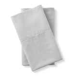 Mainstays 2-Piece 300 Thread Count Solid Soft-Silver CVC Cotton Blend ...