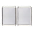 Mainstays 2 Piece Aluminum Small Baking Sheet Set 7x10 inch Recycled ...