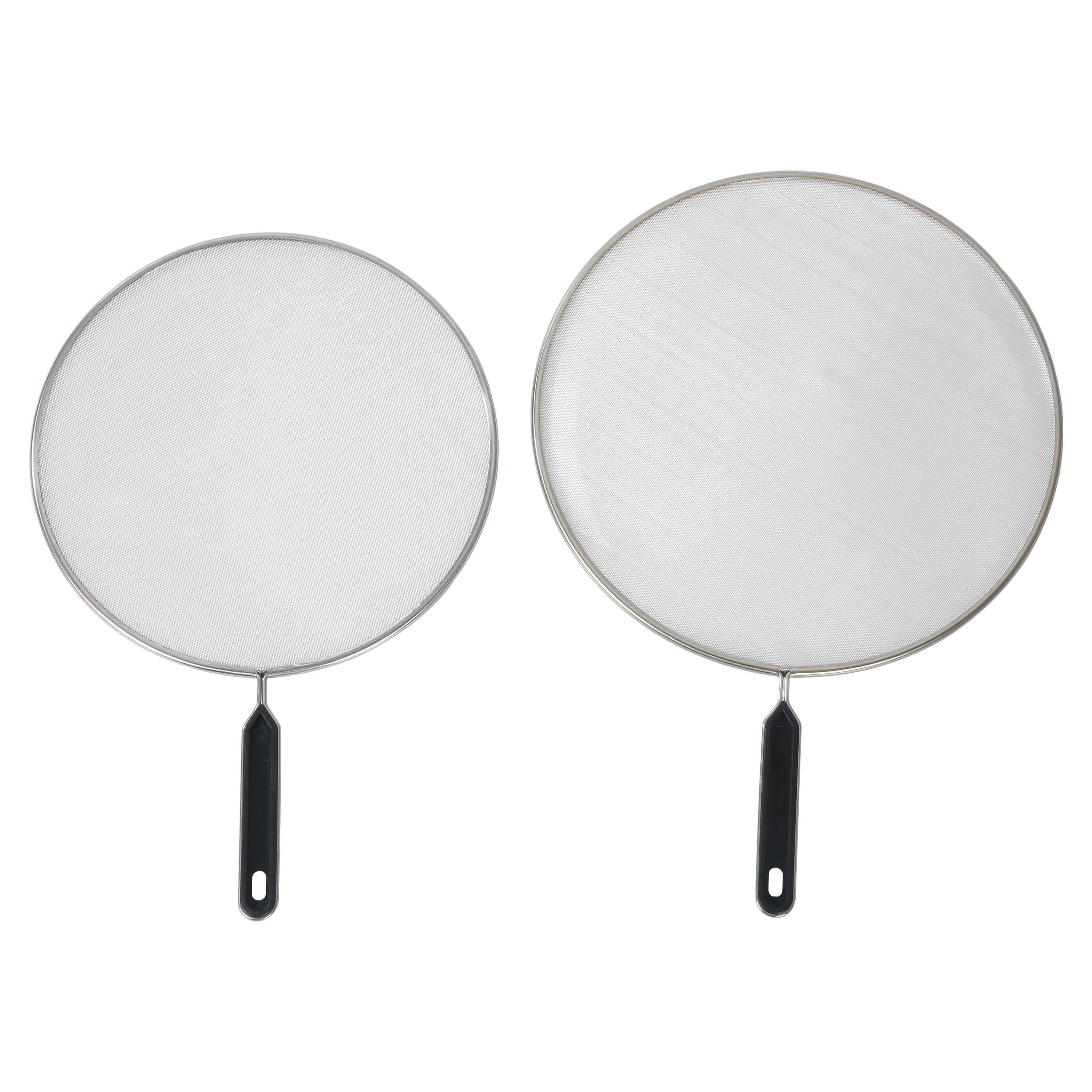 Mainstays 2-Piece Fine Aluminum Mesh Splatter Screen 11" and 13" Silver ...