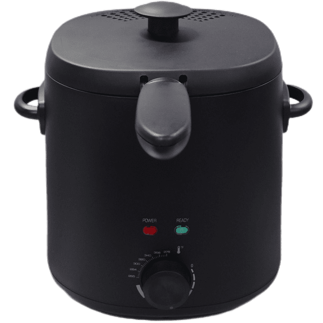 Mainstays Matte Black 2-Quart 1000W Electric Deep Fryer with Adjustable ...