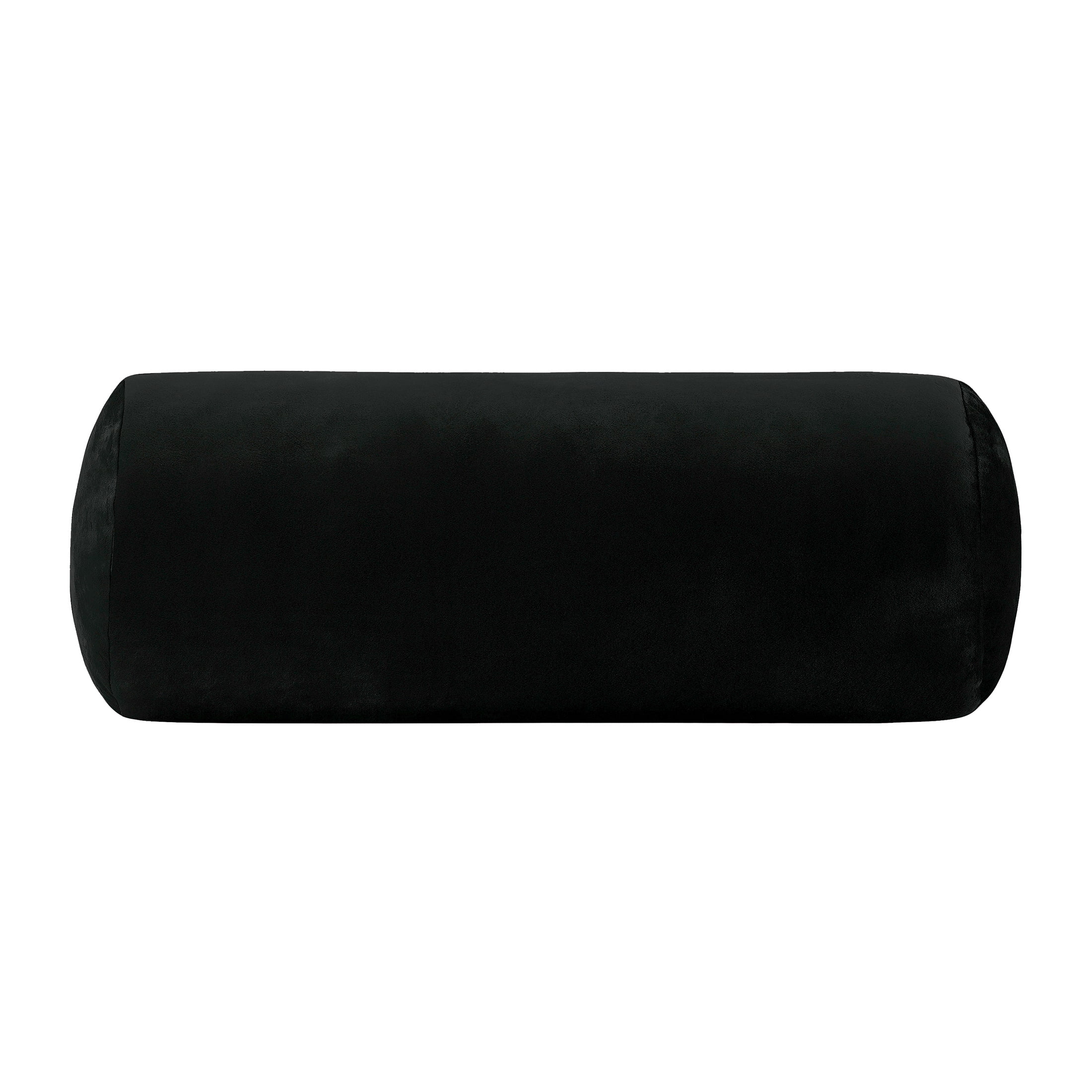 Mainstays 20" x 9" Black Squishy Extra Soft Bolster Decorative Pillow ...