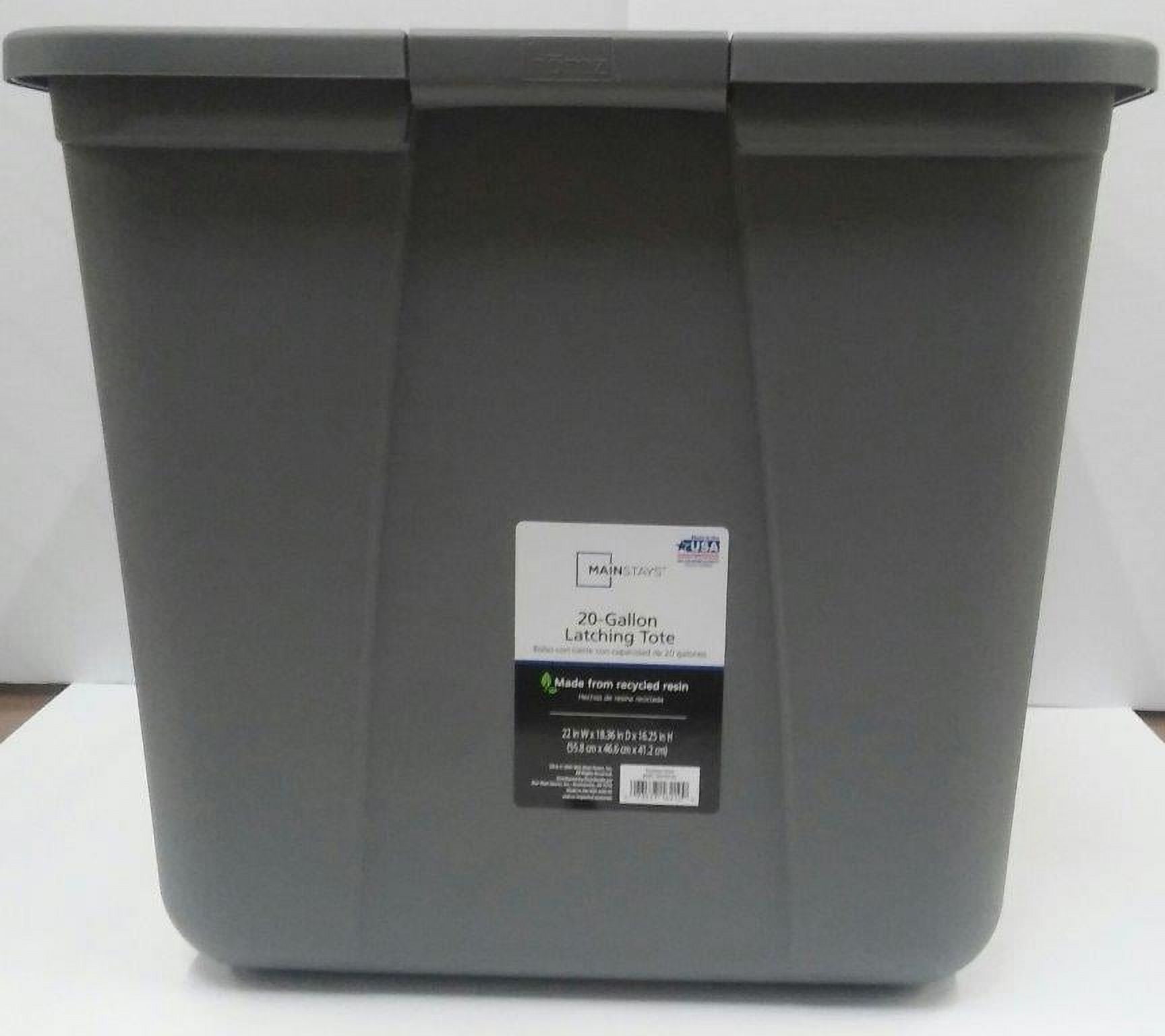 Mainstays 20g Latching Tote, Repro Grey - Walmart.com