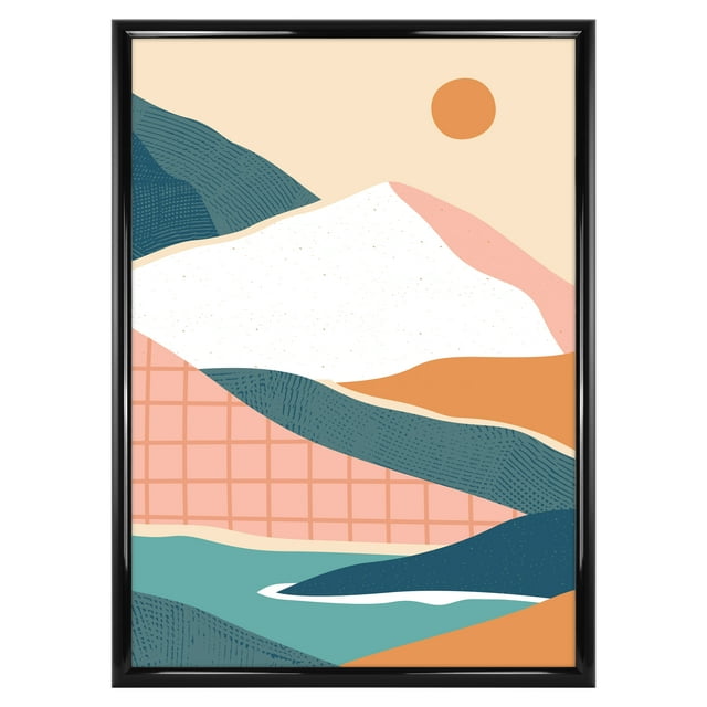 Mainstays 20x28 Rounded Black Poster Picture Frame - Walmart.com