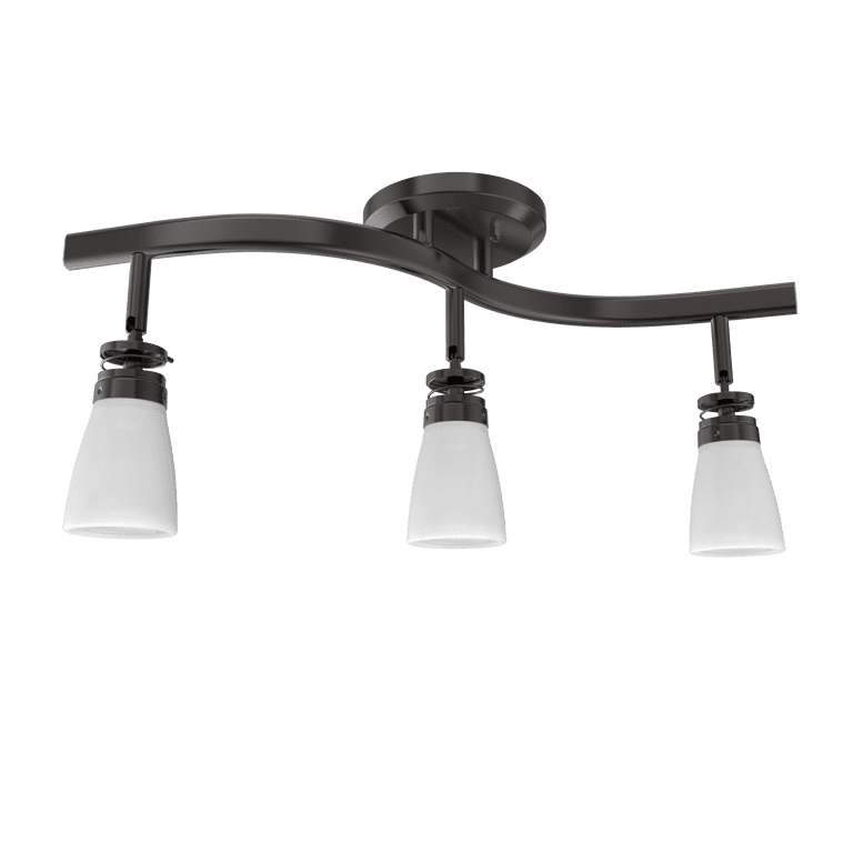 Brushed Bronze Track Lighting