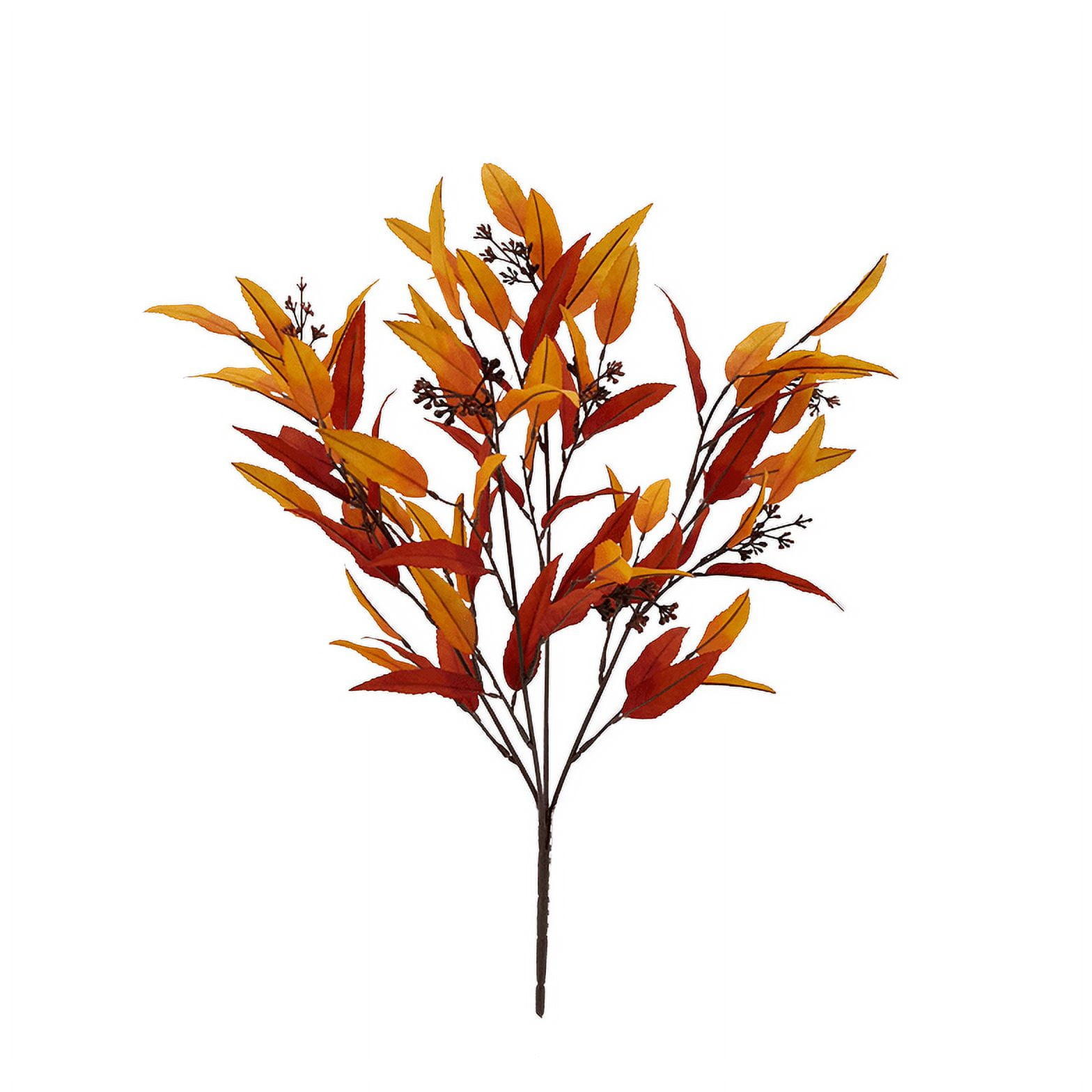 Mainstays 21" Artificial Rust Seeded Eucalyptus Bush - Walmart Business ...