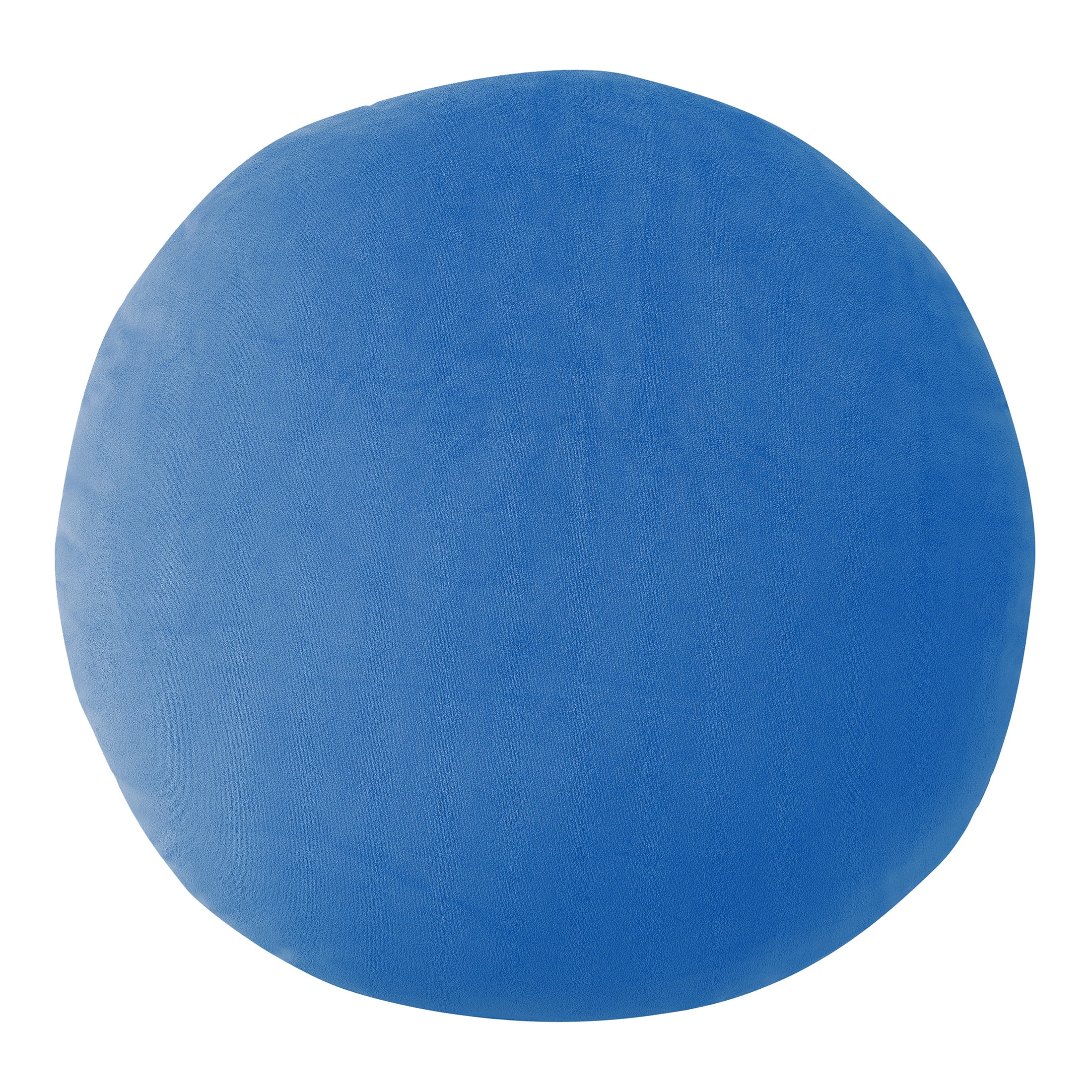 Mainstays 21" x 21" Cobalt Blue Squishy Extra Soft Round Decorative ...