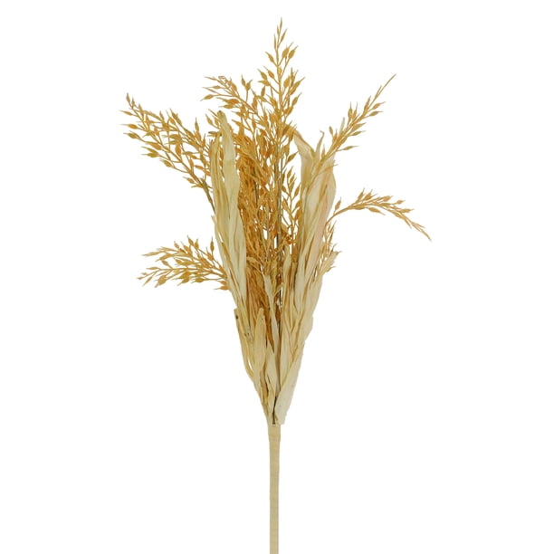 Mainstays 22.5'' Artificial Floral Natural Wheat Bush - Walmart ...
