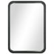 Mainstays 22inx30in Rounded Edge Rectangular Black Finish Wall Mirror ...