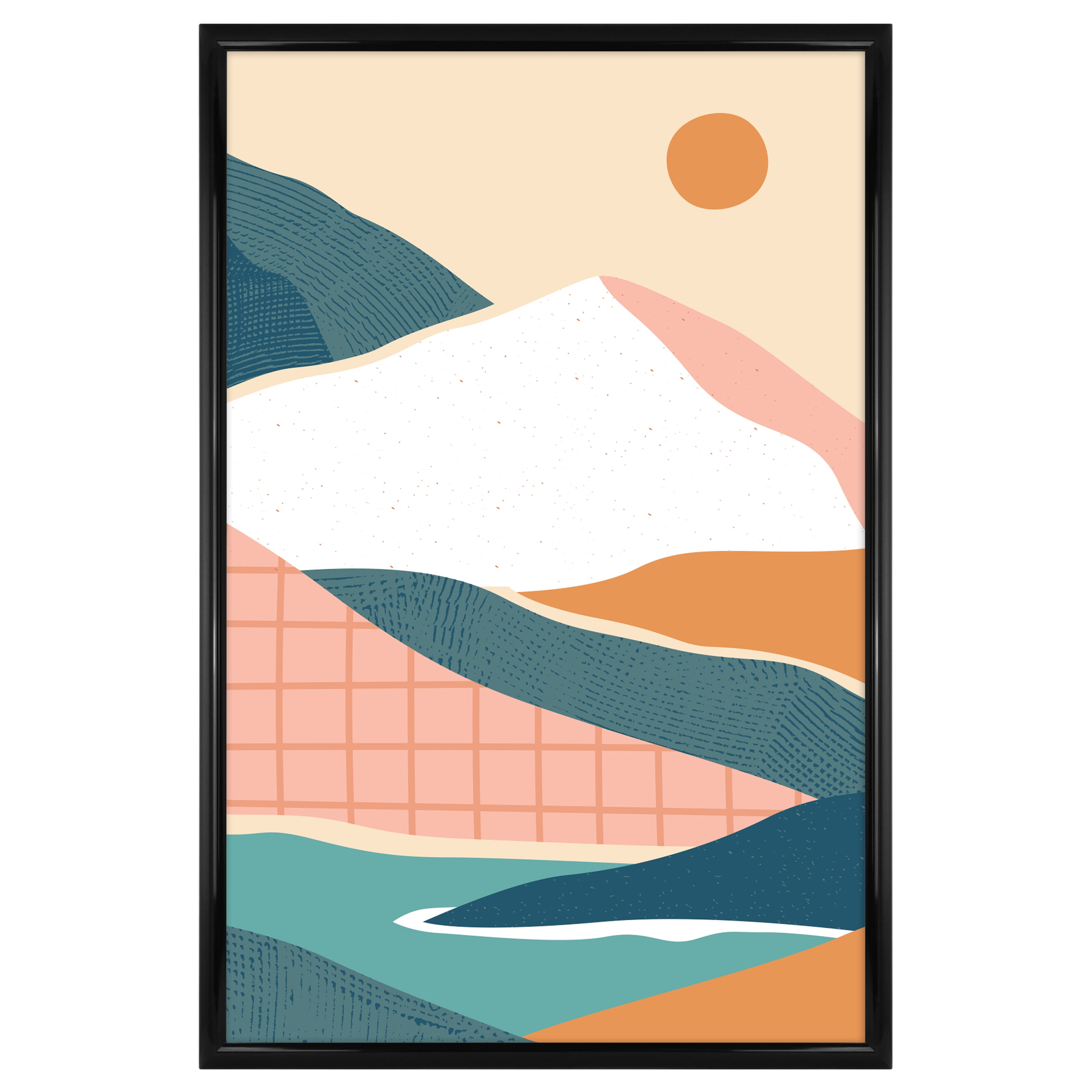 Mainstays 22x34 Rounded Black Poster Picture Frame - Walmart.com