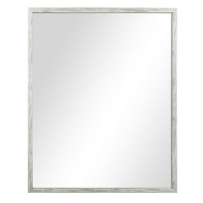 Mainstays 13x49 Full-Length Black Mirror, Rectangular Wall Mirror with ...