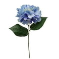 Mainstays 24" Artificial Flower Hydrangea Stem, Blue Color. Indoor Use ...