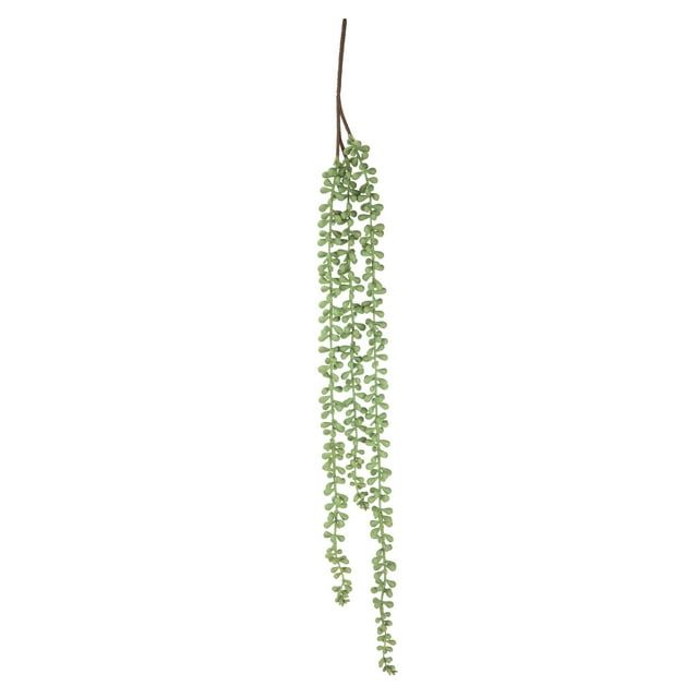 Mainstays 24" Artificial String of Pearls Succulent Pick, Mint Green ...