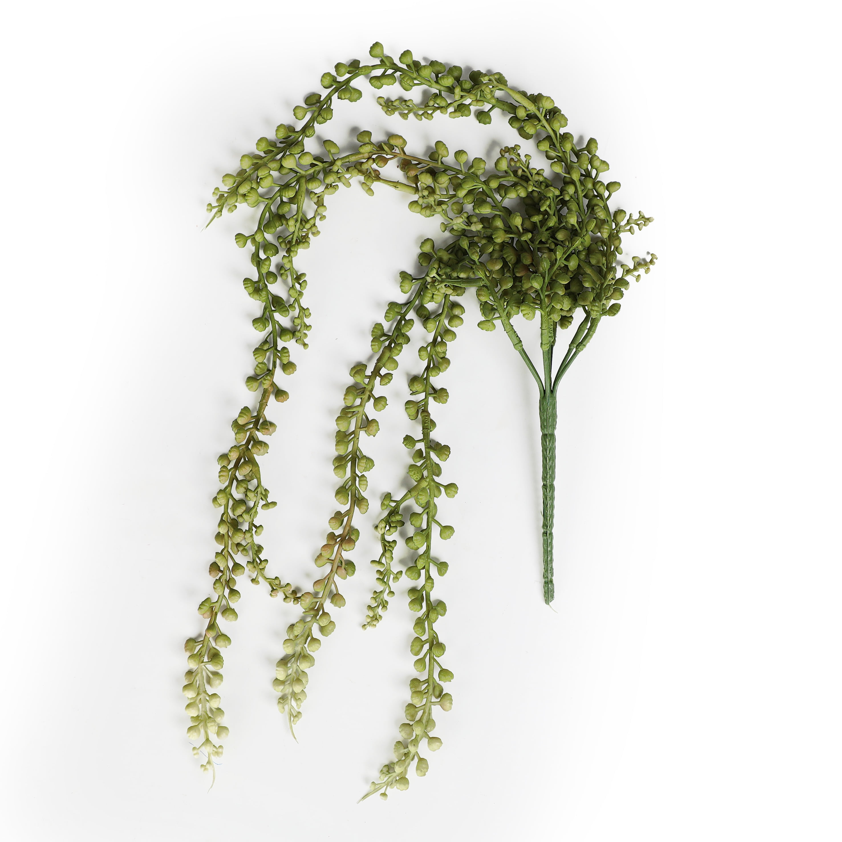 Mainstays 24" Artificial String of Pearls Succulent Pick, Variegated ...