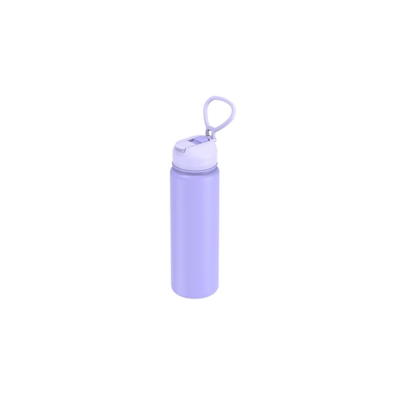 Mainstays 24oz Purple Stainless Steel Double Wall Water Bottle ...
