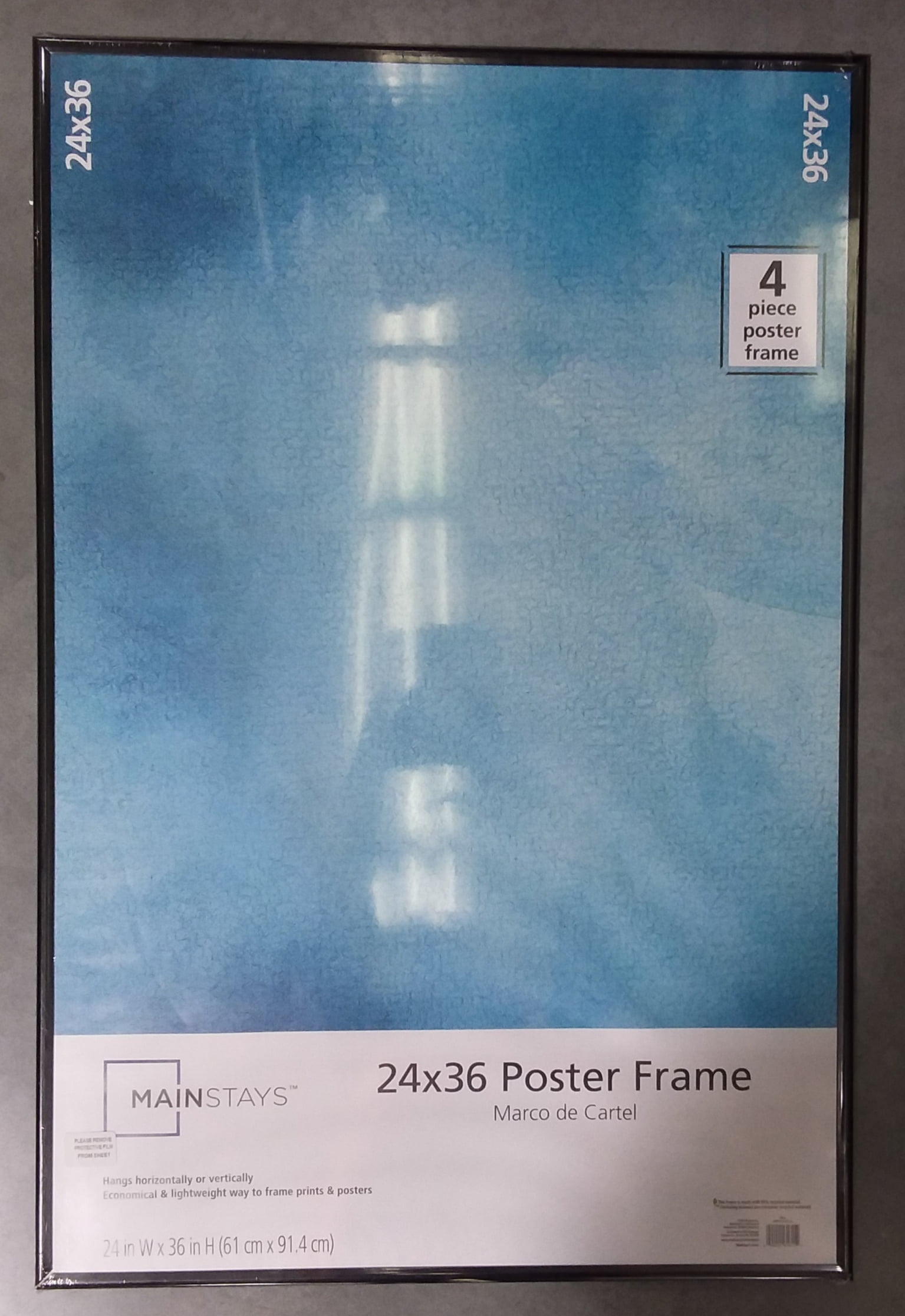 Mainstays 24 in x 36 in Thin Black Poster Frame - Walmart.com