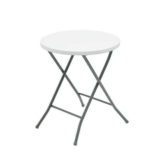 Mainstays 24 inch Round Folding Bistro Table, White - Walmart.com