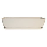 Mainstays 24" long x 7" deep x 6" high Rectangle off-white Resin Window ...
