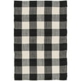 Mainstays 24" x 36" Black & White Outdoor Layering Rug - Walmart.com