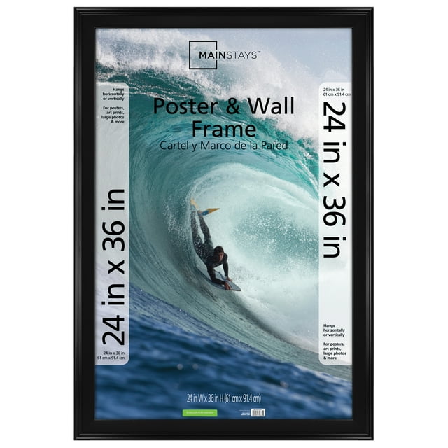 Mainstays 24 in x 36 in Casual Black Picture Frame - Walmart.com