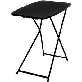 Adjustable Folding TV Tray Table Small Foldable Laptop Tray for Home Travel Space Saving Easy Storage 30 Inch Lightweight Design White Walmart