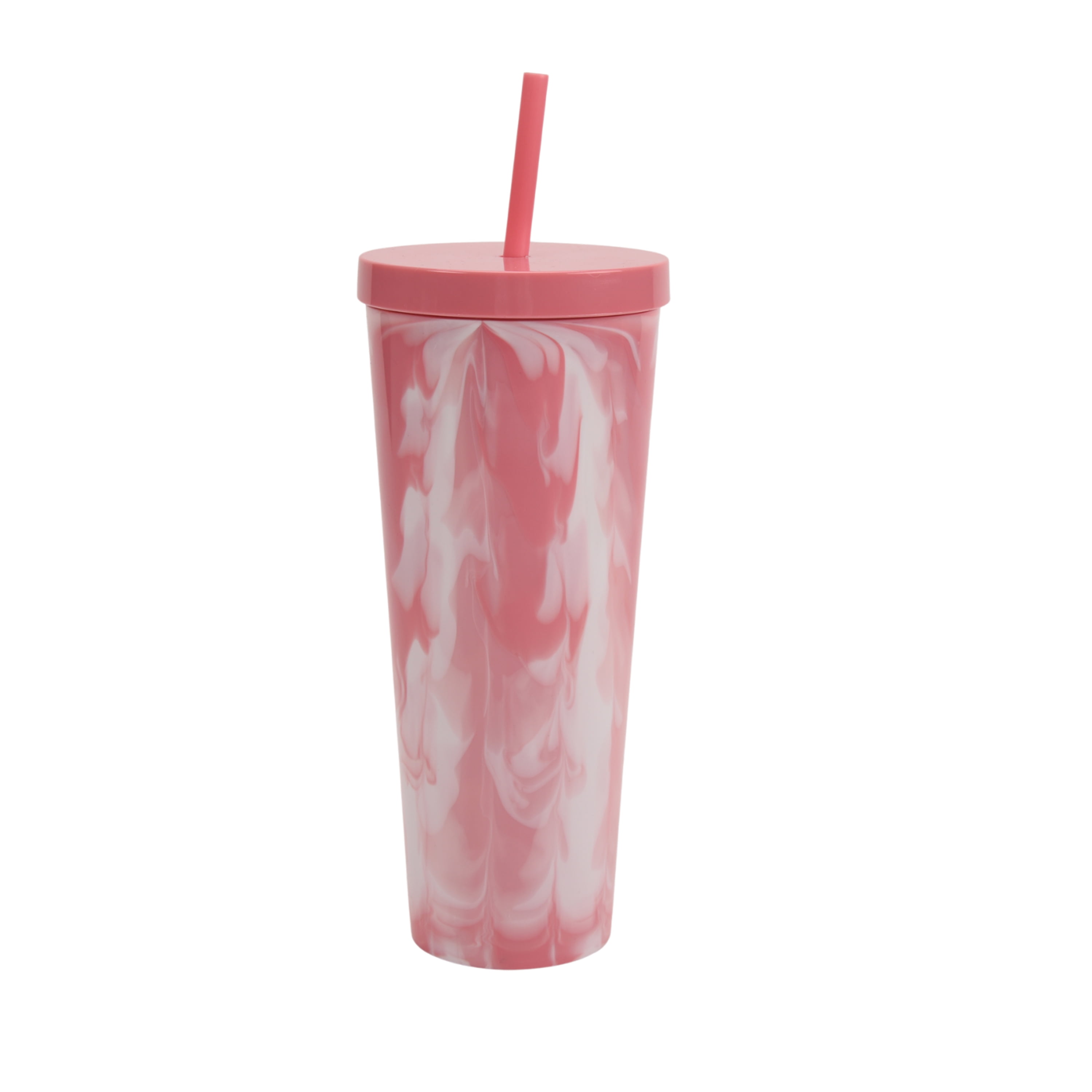 Mainstays 26oz Pink Swirl Tumbler - BPA Free - Walmart.com