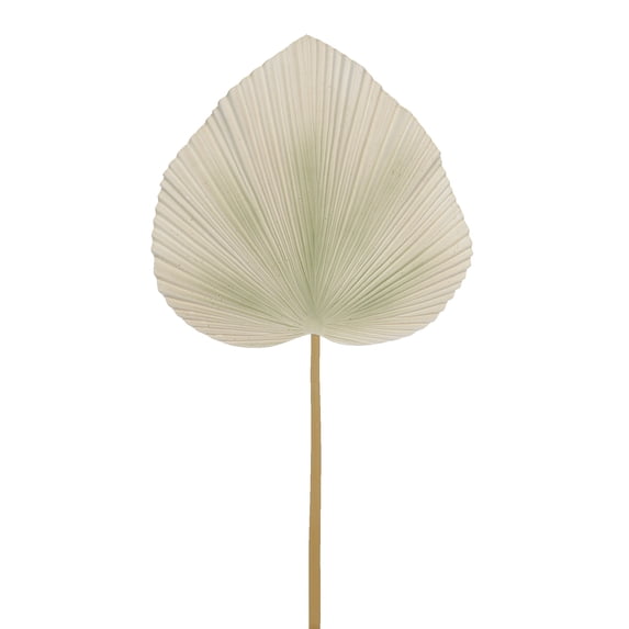 Mainstays 26 inch Artificial Green Fan Palm Leaf Stem for Vase Home ...