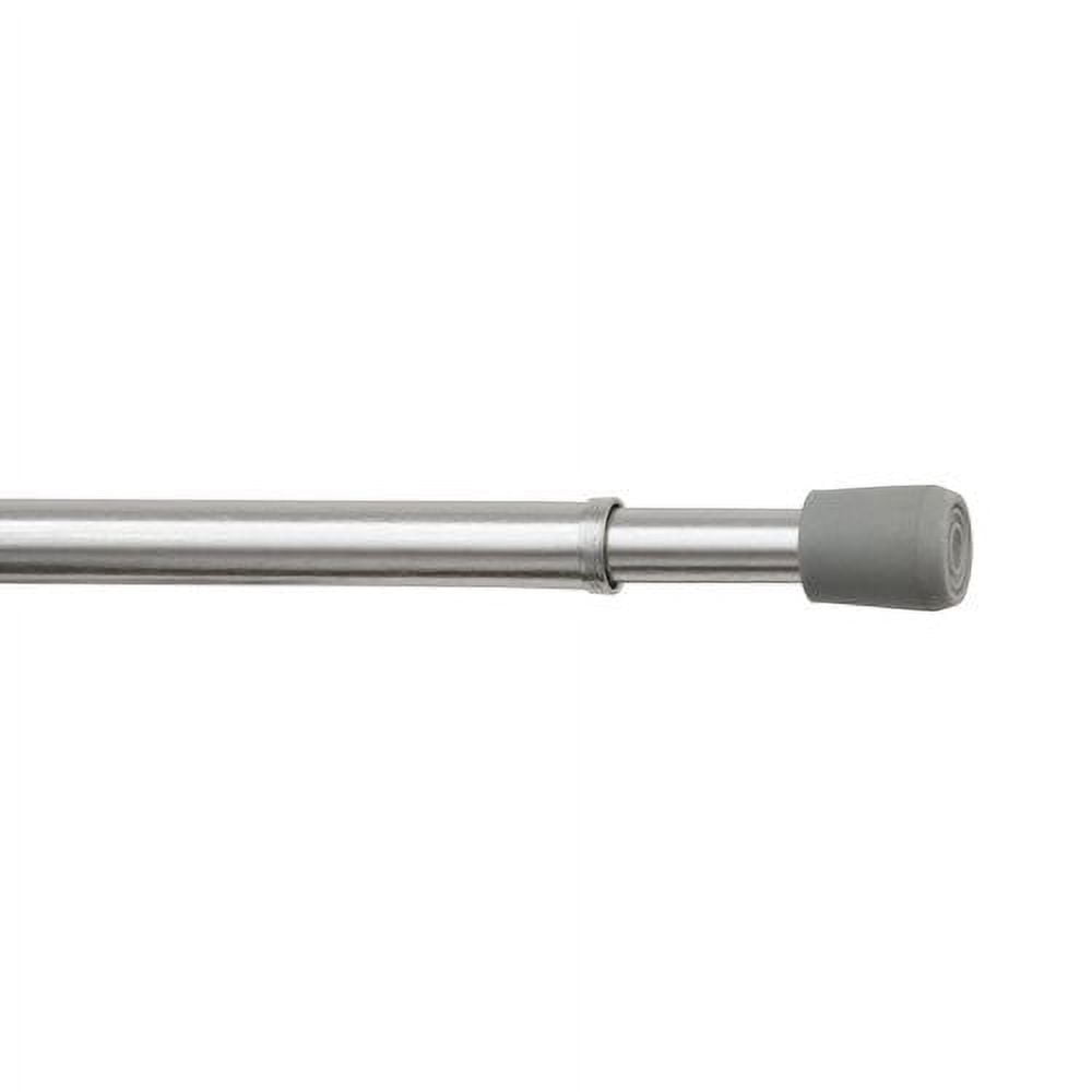 Mainstays Chrome Spring Tension Rod 28-48 Inch Curtain Window - Walmart.com